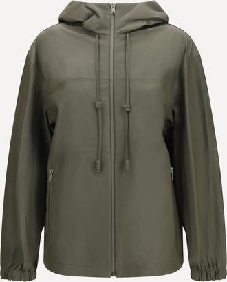 Bottega Veneta Lightweight nappa leather Jacket with Intrecciato Hood Female 40