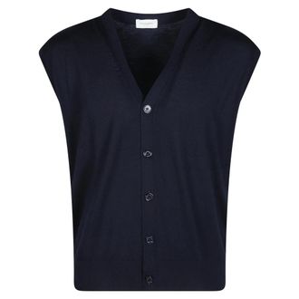 Paolo Pecora Gilet Maglia - - Knitwear - Herren - Blau - L