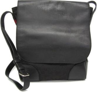 Gucci Pre-owned 322077 Sac bandouli&egrave;re - Homme - Pre-owned - Noir - Taille: ONE Size