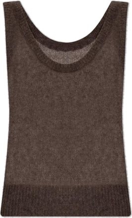 American Vintage Femme, Pulls, Brun, Taille: 42 FR Bodyrow Strappy Top