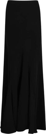 P.A.R.O.S.H. P.a.r.o.s.h., Femme, Jupes, Noir, Taille: 38 FR Long Cady Skirt