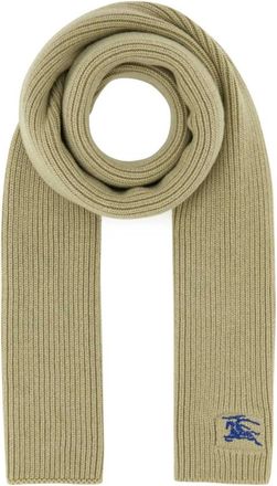 Burberry unisex, Accessoires, Vert, Taille: ONE Size Ribbed Cashmere Scarf