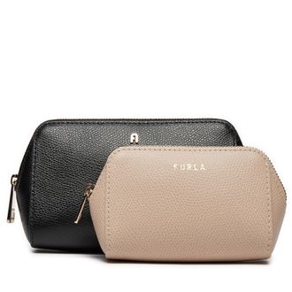 Furla Kosmetiktaschen-Set Furla Camelia M Cosmetic Case Set WE00453-ARE000-BBR00-1007 Schwarz
