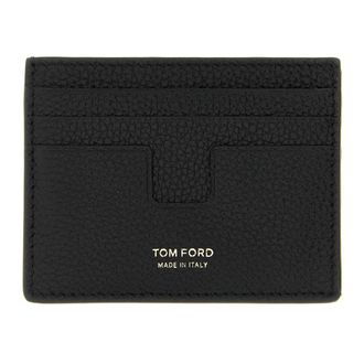 Tom Ford T Line Print Kartenetui - - Accessories - Herren - Schwarzk - ONE SIZE