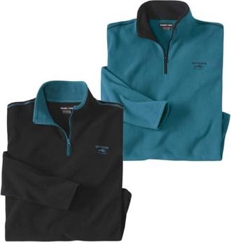 Atlasformen Lot de 2 Pulls Micropolaire Outdoor - XXL