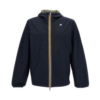 K-Way Jake Plus.2 Wendbare Jacke - - Jackets - Herren - Blau - S