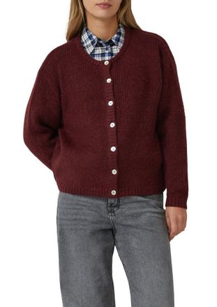 s.Oliver Strickjacke mit Rippb&uuml;ndchen