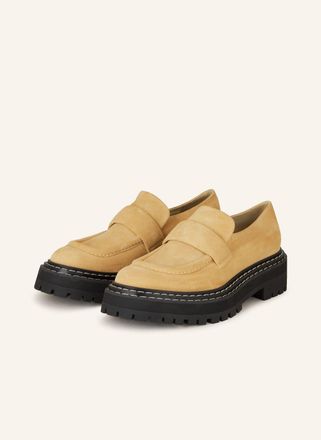 Proenza Schouler Plateau-Loafer beige