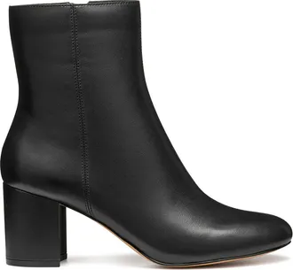Geox Damen D VIRNILISA 65 Ankle Boot, Black, 37.5 EU