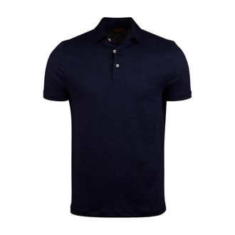 Stenstr&ouml;ms Leinen-Polohemd - - Tops - Herren - Blau - M