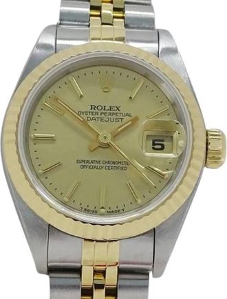 Rolex Montre Pre-owned Vintage - Femme - Pre-owned - Jaune - Taille: ONE Size