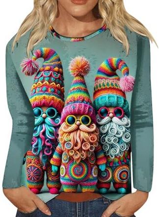 Generic No&euml;l Sweat rigolo femme hiver pull dr&ocirc;le de no&euml;l femmes moche sweat polaire d&eacute;contract&eacute;