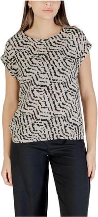 Street One Femme, Blouses et Chemises, Multicolore, Taille: 30 FR Chemisier moderne à manches courtes