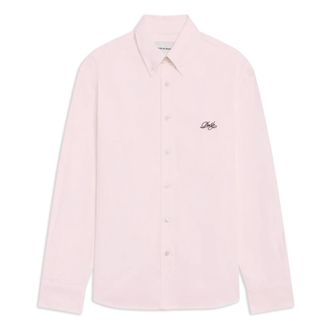 Dr&ocirc;le de Monsieur Bellissima Embroidered Shirt - Homme - Chemises - Rose - Taille: L