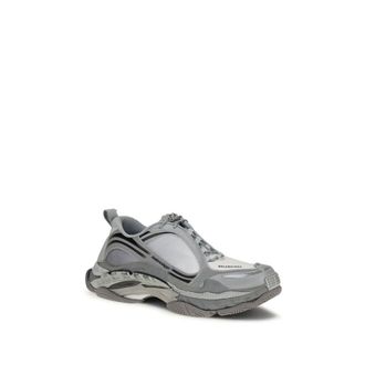 Balenciaga Mens Gray Polyethylene Athletic Sneakers