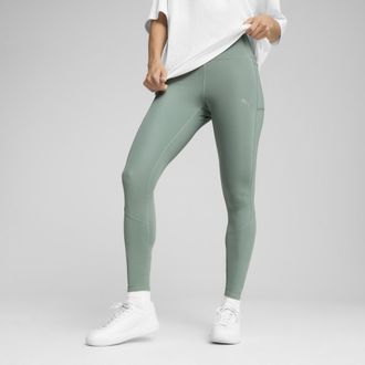 Puma Legging EVOSTRIPE Femme, V&ecirc;tements, Vert, XL