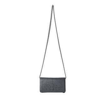 Ga&euml;lle Paris Mini Glitzer Schultertasche mit Logo - - Bags - Damen - Schwarzk - ONE SIZE