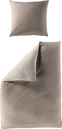 BIERBAUM Bettw&auml;sche, Mokka, Textil, Uni, 135x200 cm, Oeko-Tex Standard 100, Oeko-Tex Made IN Green, pflegeleicht, atmungsaktiv, hautfreundlich, weiche und ansc