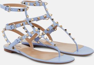 Valentino Garavani Sandalen Rockstud aus Leder