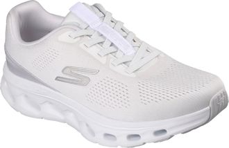 Skechers Go Walk Glide-Step 2.0 Vic-Sneaker f&uuml;r Herren, Wei&szlig;er Textilbesatz, 41.5 EU