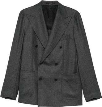 Tagliatore Double-breasted Peak-lapel Blazer