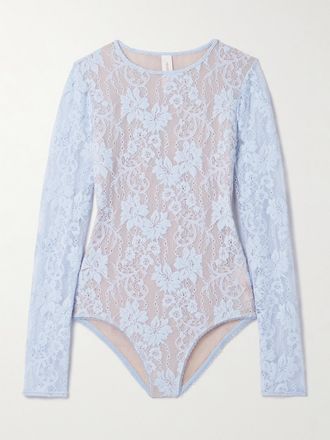 Zimmermann Body En Dentelle - Bleu