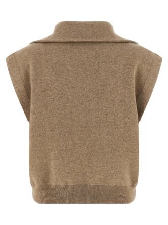 Brunello Cucinelli Cashmere M&eacute;lange Vest - Beige