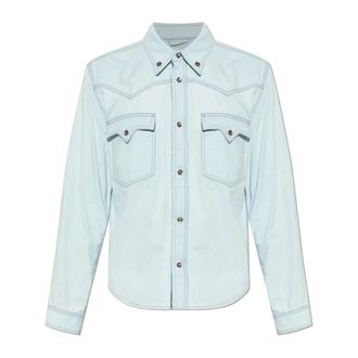 Versace Denim Hemd - - Shirts - Herren - Blau - L