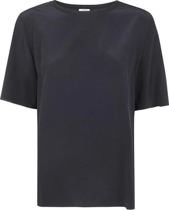 Joseph T-shirt col rond - Femme - Tops - Noir - Taille: 42 FR