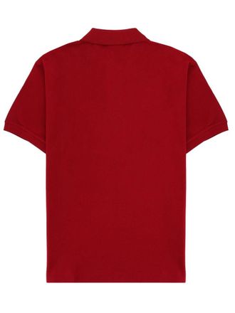 Lacoste Logo Cotton Polo Shirt - Bordeaux