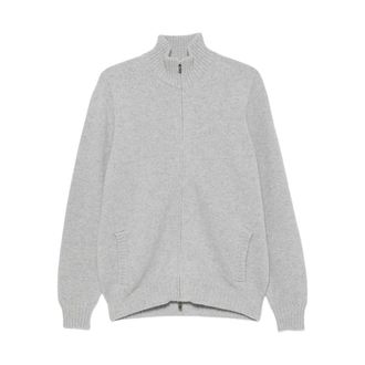 Fedeli Rundhals-Strickware - - Knitwear - Herren - Grau - XL