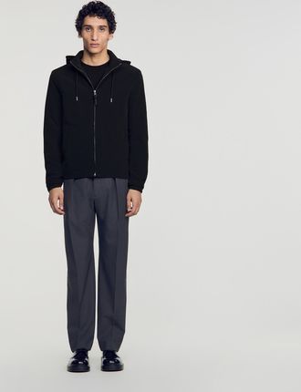 Sandro Blouson zipp&eacute; &agrave; capuche
