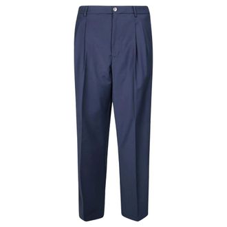 Amaranto Pantalone Over - - Trousers - Herren - Blau - S