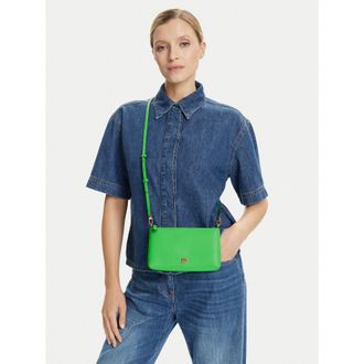 Pinko Handtasche PINKO Flat Horizontal Mini AI 25-26 104277 A0F1 Gr&uuml;n