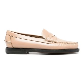 Sebago Femme, Chaussures, Beige, Taille: 38 1/2 EU Mocassins Classic Dan Pigment