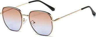 Generic Lunettes de soleil rétro en métal pour hommes et pour femmes, lunettes de soleil de décoration de vacances en plein air (couleur : E, taille : 1) 2026