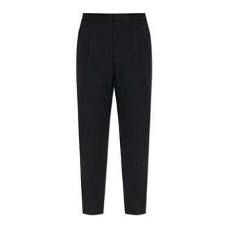 Emporio Armani Homme, Pantalons, Noir, Taille: XL Pantalon &agrave; plis