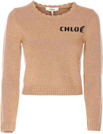 Chlo&eacute; Pull Col Rond - Marron
