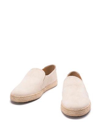 Brunello Cucinelli Mens Suede Espadrilles Beige Ss25 M