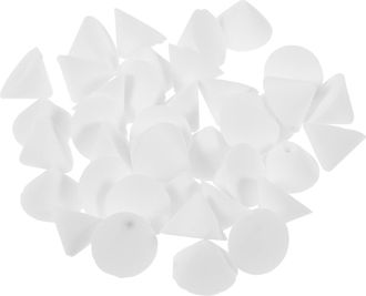 PartyKindom 50 Stück Feuerfeste Aluminiumoxid Töpfernägel Hitzebeständige Brennofenstützen für Keramik und Töpferöfen Kompakte Keramische Brennhilfen für Tonarbei