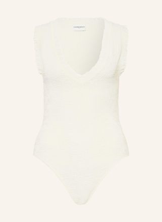 Claudie Pierlot Claudie Pierlot Strickbody Mit Volants weiss