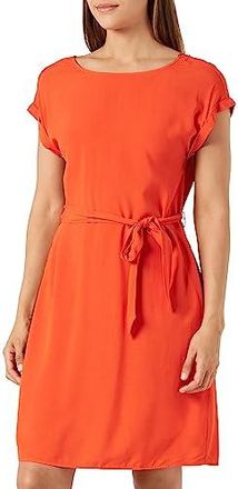 s.Oliver Robe Courte, Orange, 36 Femme