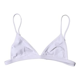 Dolce & Gabbana Triangle Bikini Top - - Swimwear - Damen - Wei&szlig; - S