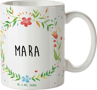 Mr. & Mrs. Panda Tasse Mara - Geschenk, Tasse bedrucken, Kaffeetassen, Designer Tasse, Tasse Spr&uuml;che
