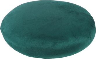 NUOBESTY Ersatzsitzfl&auml;che Rund 29cm Durchmesser Barhocker Sitzkissen Gepolstert Samt Gr&uuml;n Hockerbezug Kompatibel f&uuml;r K&uuml;chen und Restauranthocker