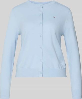 Tommy Hilfiger Regular Fit Strickjacke aus Baumwoll-Mix