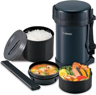 Zojirushi Zojirushi Isoliertes Lunchglas, Marineblau, 1,4 l