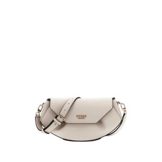 Guess Femme, Sacs, Beige, Taille: ONE Size Amorette Flap Crossbody