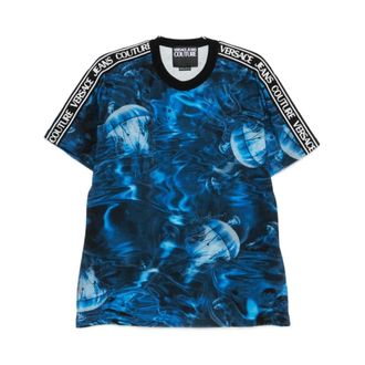 Versace Jeans Couture Homme, Tops, Bleu, Taille: L T-Chemises
