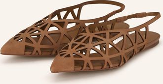Carrano Carrano Slingballerinas braun